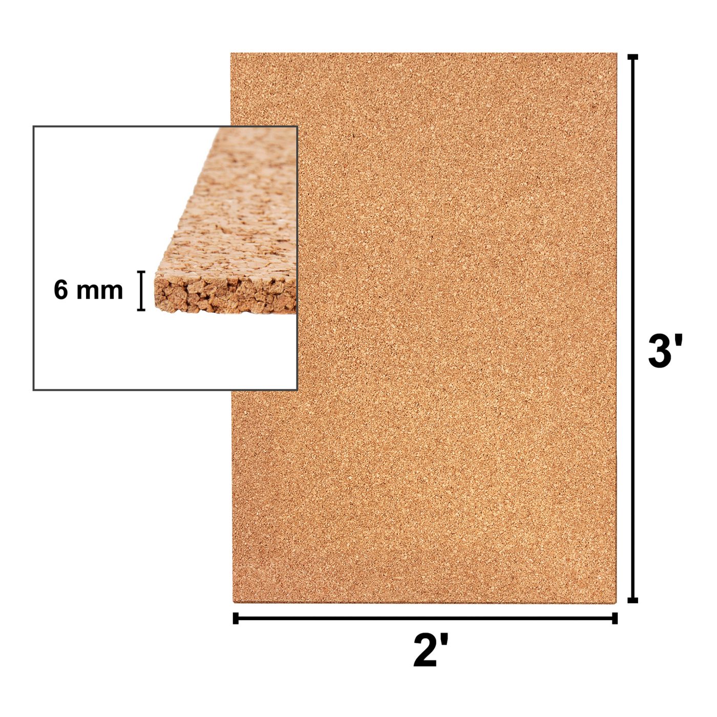 1/4" CORK UNDERLAYMENT SHEETS - Roberts Consolidated