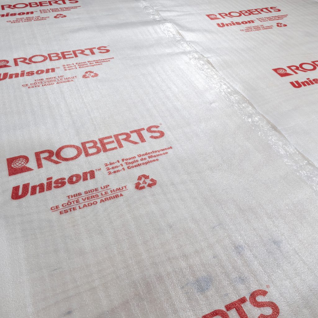 UNISON® 2-IN-1 UNDERLAYMENT - Roberts Consolidated