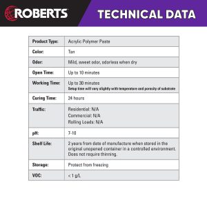 7200HP HIGH-PERFORMANCE BASE BOND® WALL BASE ADHESIVE - Roberts ...