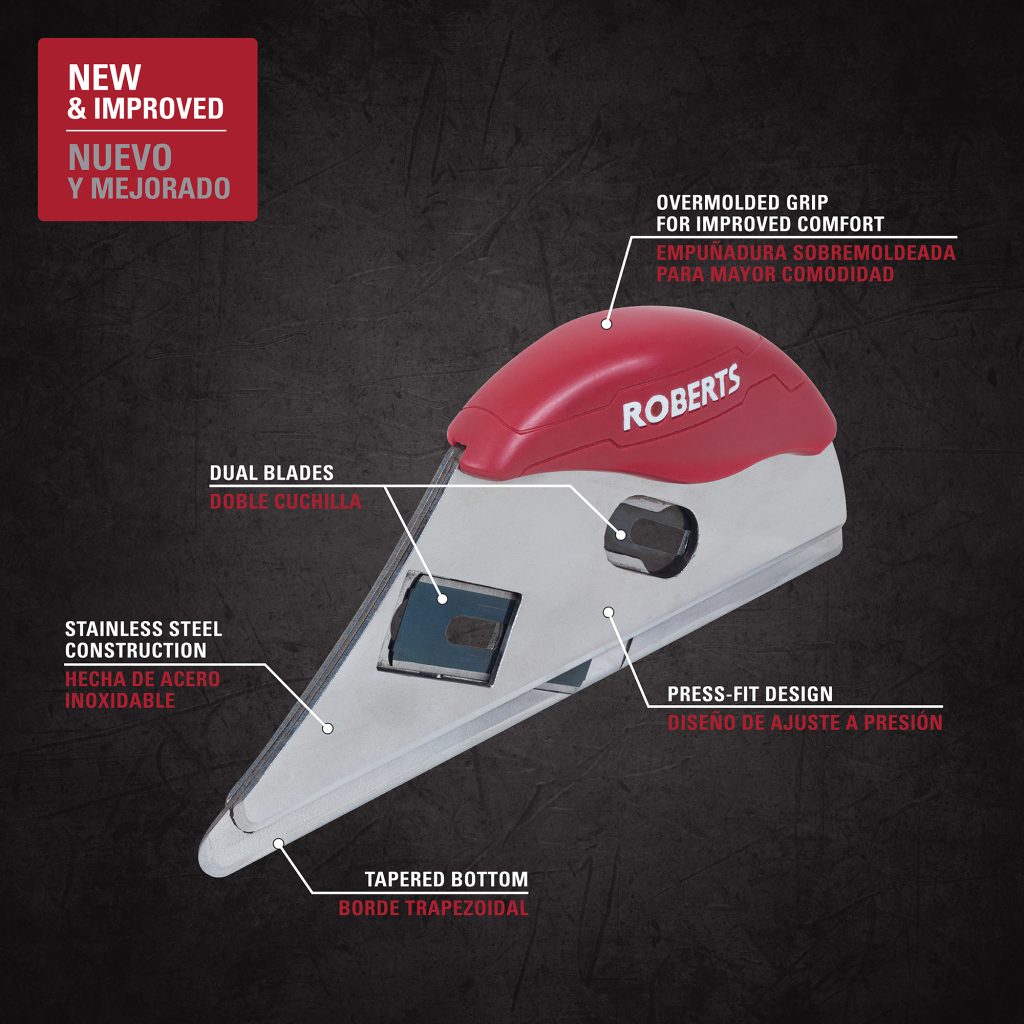CUSHION BACK CARPET CUTTER - ROBERTS®