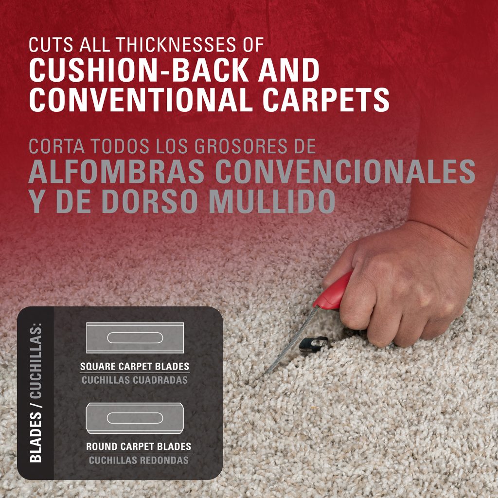 CUSHION BACK CARPET CUTTER - ROBERTS®